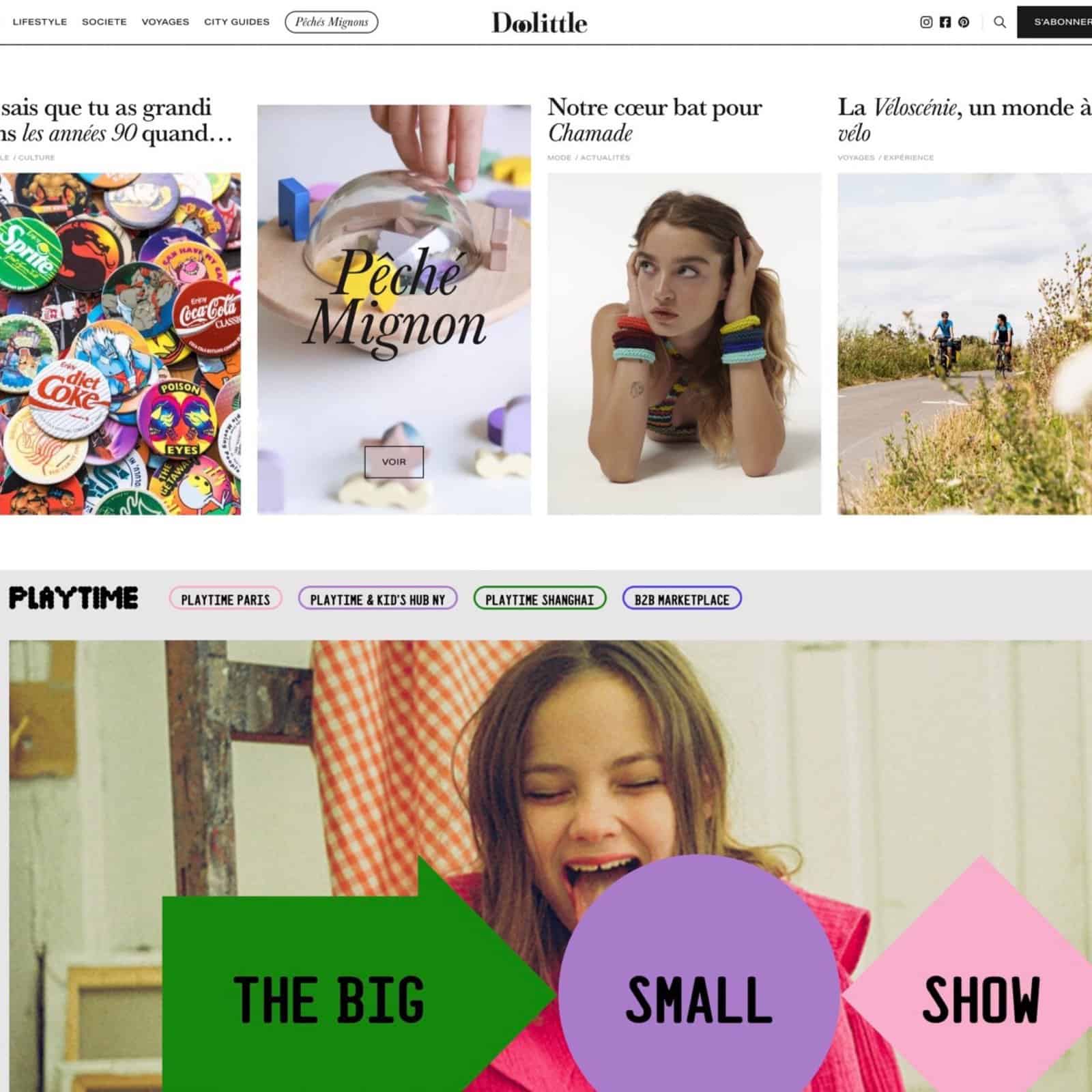 Two new french facelifts - I love Playtime & Doolittle magazine - Pirouette